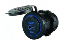 Разъем USB PD Type-C, 45 Вт AS237